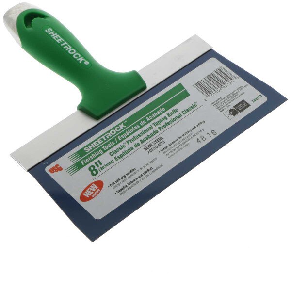Sheetrock 8" Classic Handle Blue Steel Drywall Taping Knife 340113 ...